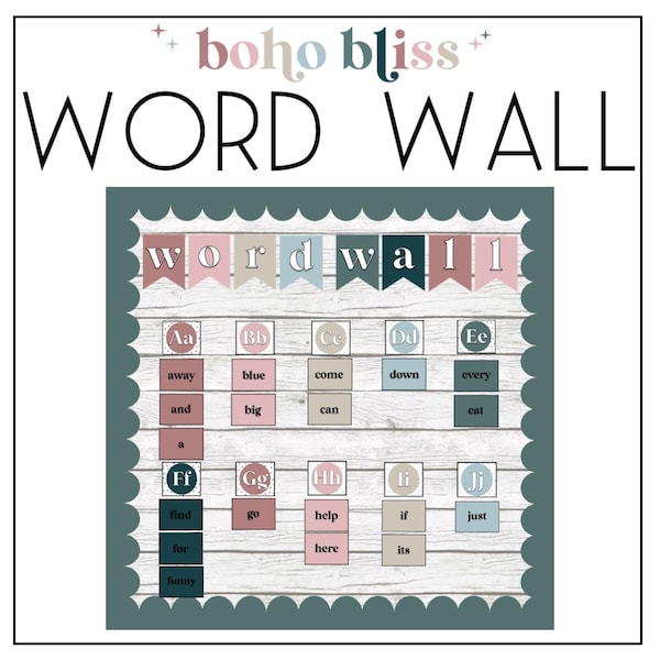 Word Wall - Etsy