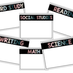 Editable BOHO Classroom Objective Board | Posters and Headers - Etsy