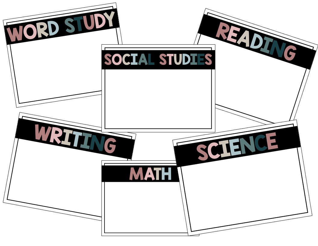 Editable BOHO Classroom Objective Board | Posters and Headers - Etsy