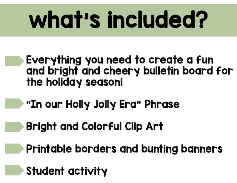 Winter Holiday Bulletin Board Decor | Classroom Decor | Christmas - Etsy
