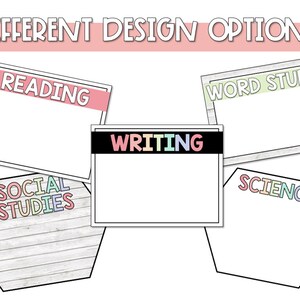 Editable Bright Pastel Classroom Objective Board | Posters and Headers ...