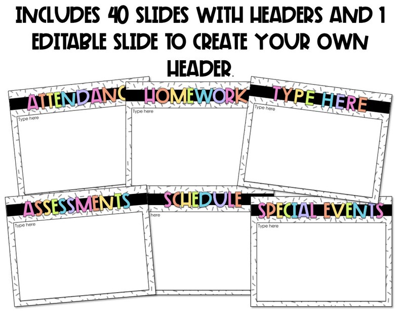 Editable COLORFUL Back to School Night Powerpoint Template | Open House ...