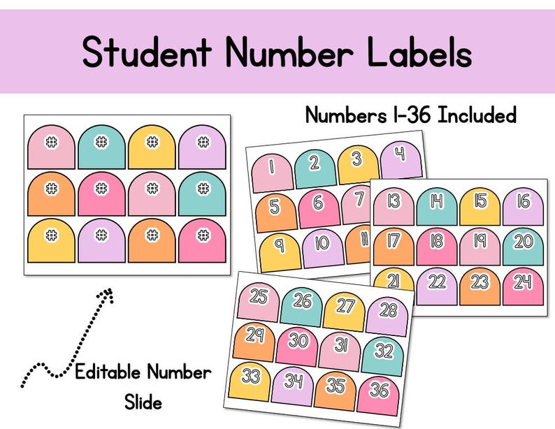 Rainbow Sprinkles Student File Labels | Back to School | Classroom ...