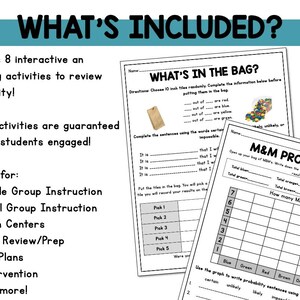 Probability Unit Activities | What Are the Chances? | VA SOL - Etsy