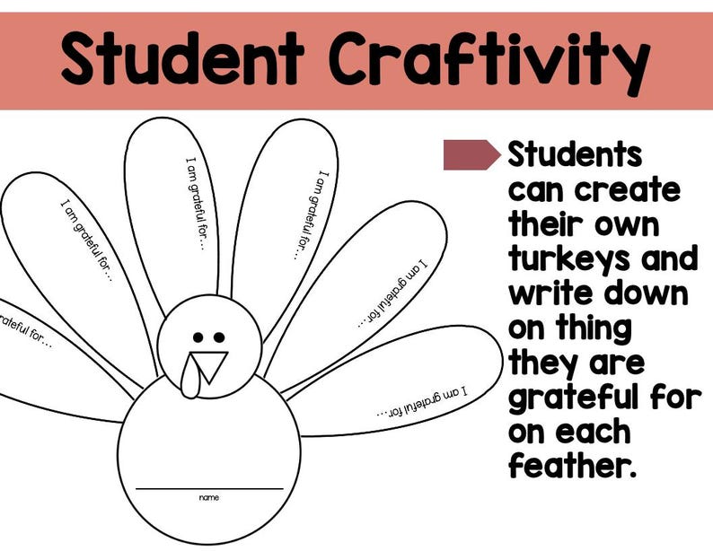 Thanksgiving Bulletin Board Kit | November | Classroom Decor - Etsy