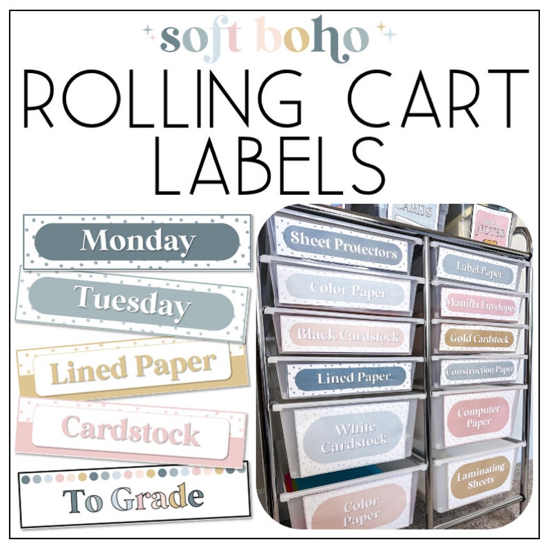 3 Drawer Rolling Carts - Etsy