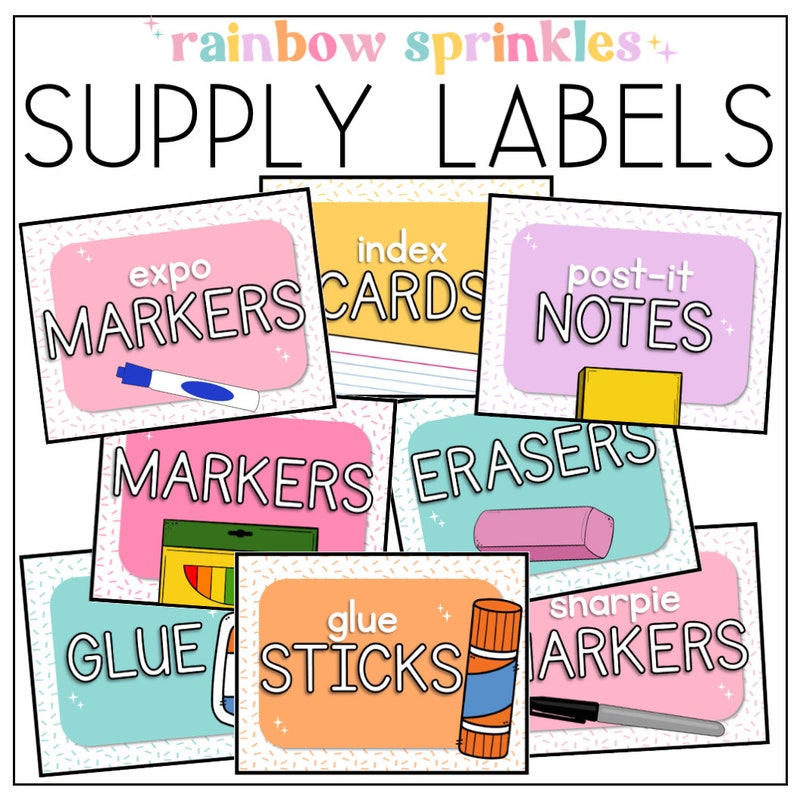 Bin Labels - Etsy