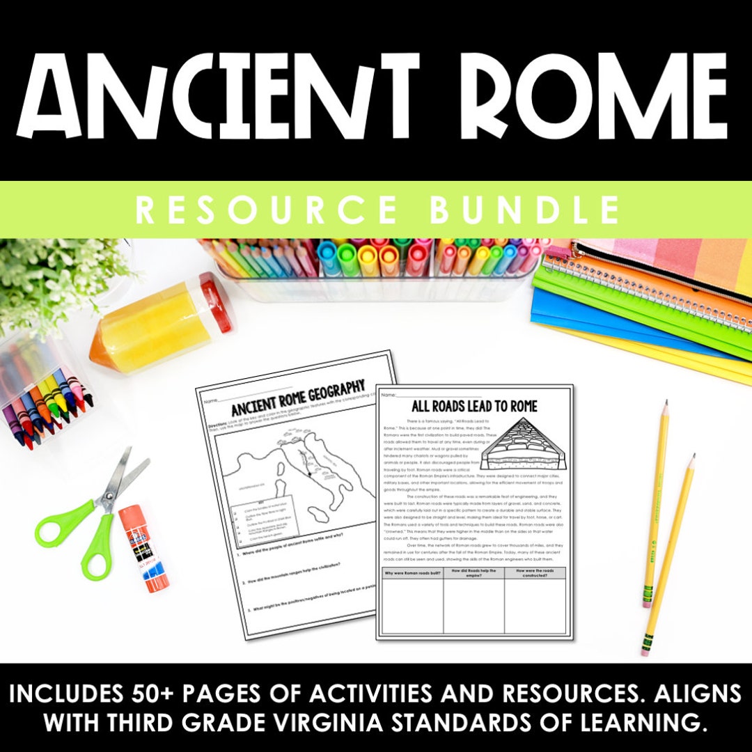 Ancient Rome Unit | Ancient Civilizations | VA SOL - Etsy