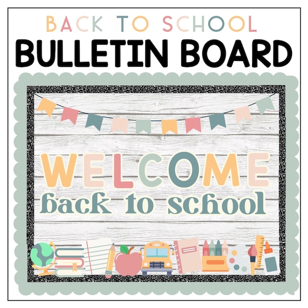 Back to School Bulletin Board - Etsy