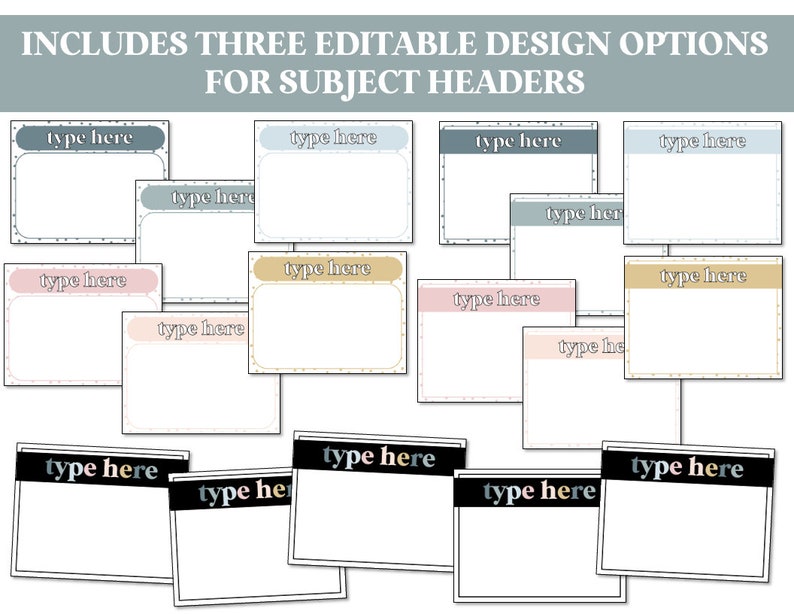 Editable Daily Objectives Board | Daily Objectives | Soft Boho - Etsy