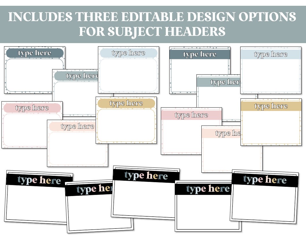 Editable Daily Objectives Board | Daily Objectives | Soft Boho - Etsy