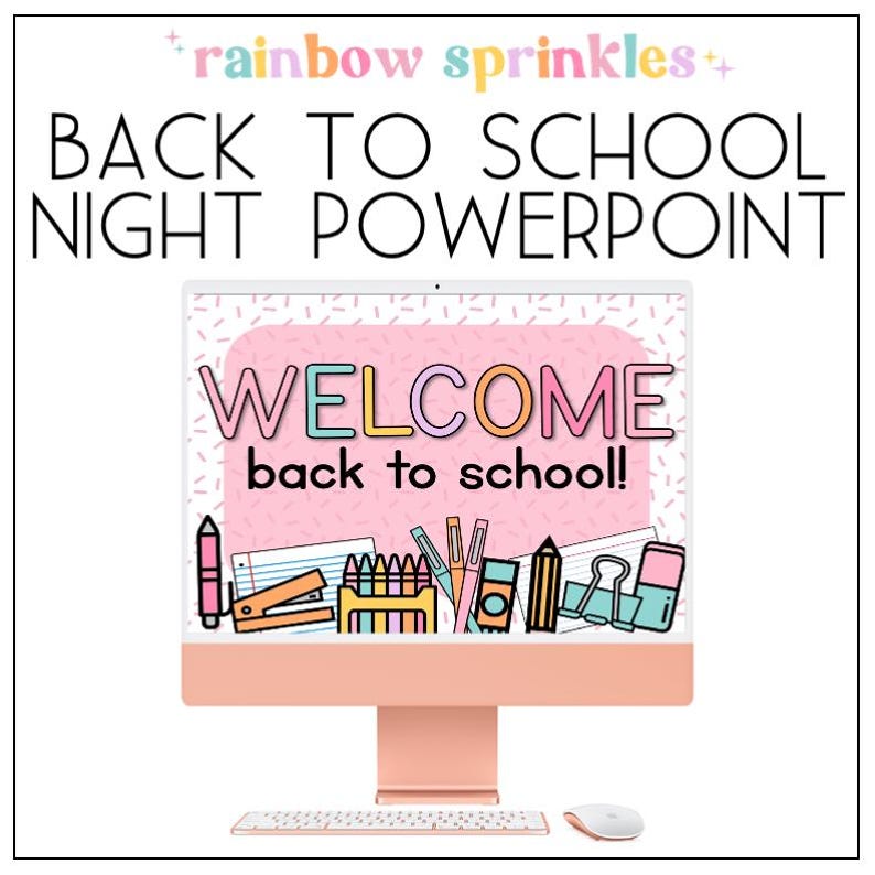 Editable Back to School Night Powerpoint Presentation | Meet the ...