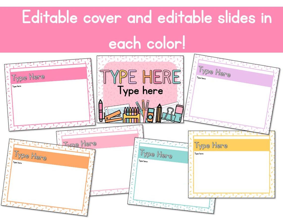 Editable Back to School Night Powerpoint Presentation | Meet the ...