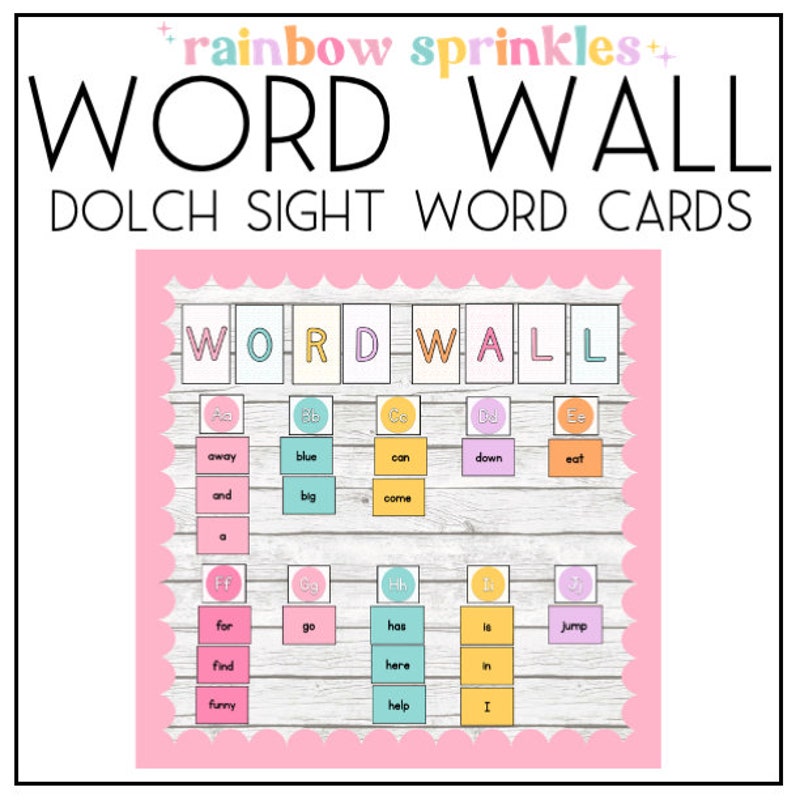 Word Wall - Etsy