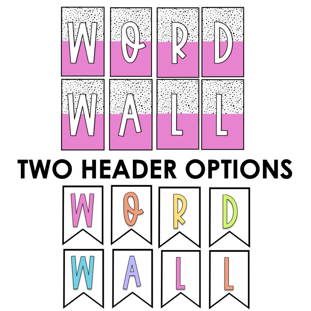 Colorful Dolch Sight Words | Word Wall Words - Etsy