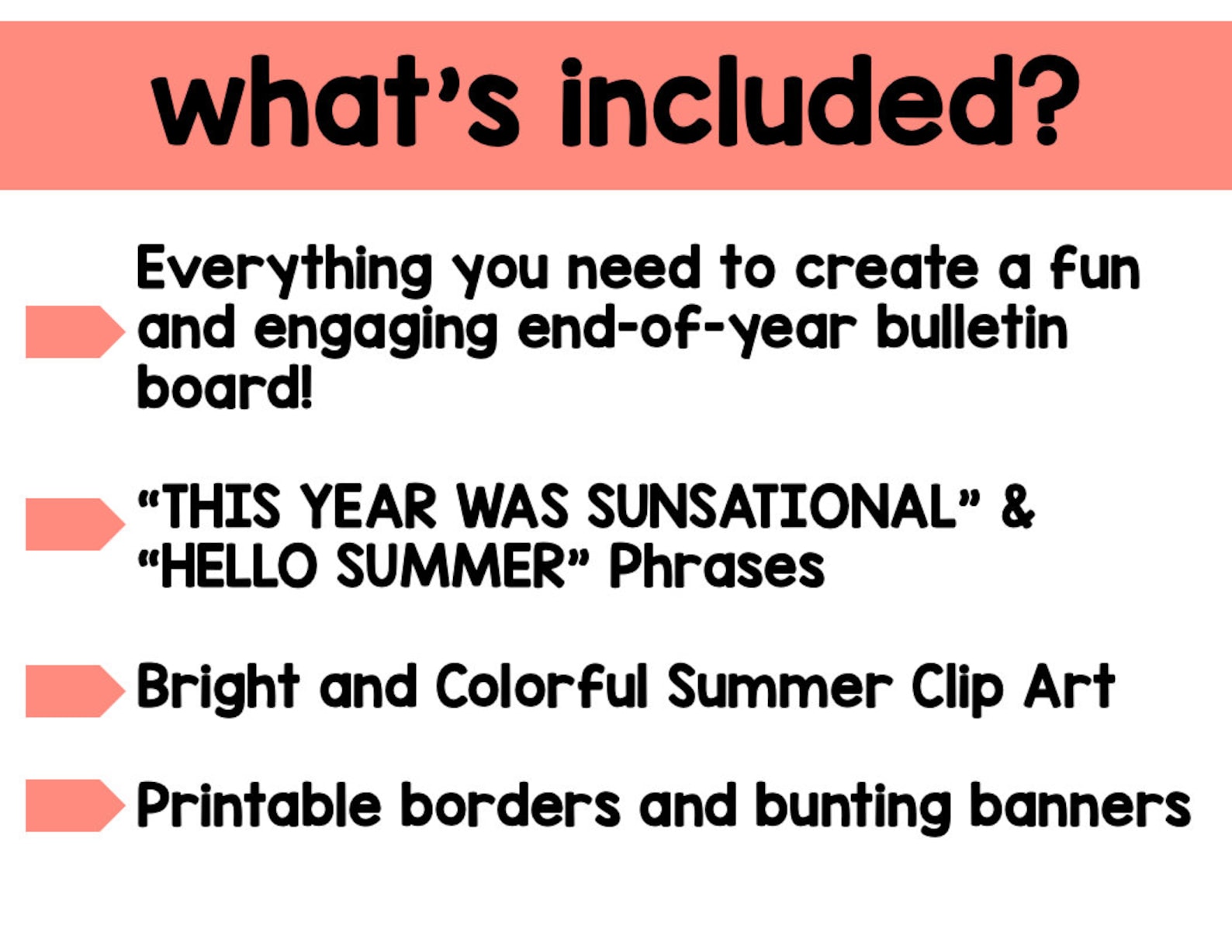 End of the Year / Summer Bulletin Board | Classroom Decor - Etsy