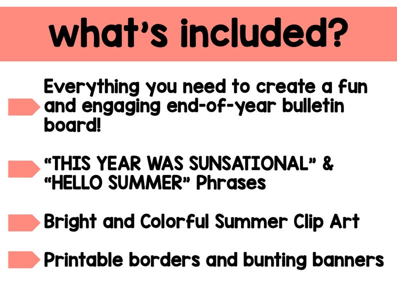 End of the Year / Summer Bulletin Board | Classroom Decor - Etsy