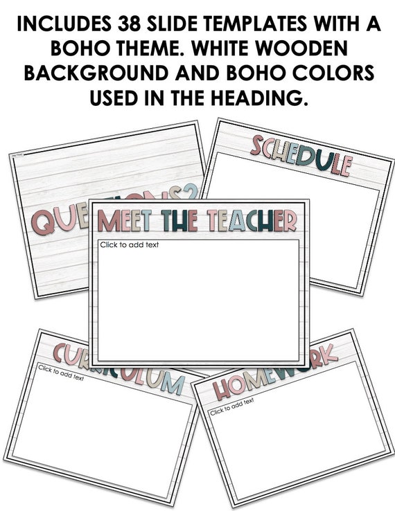 Back To School Night Powerpoint Templates