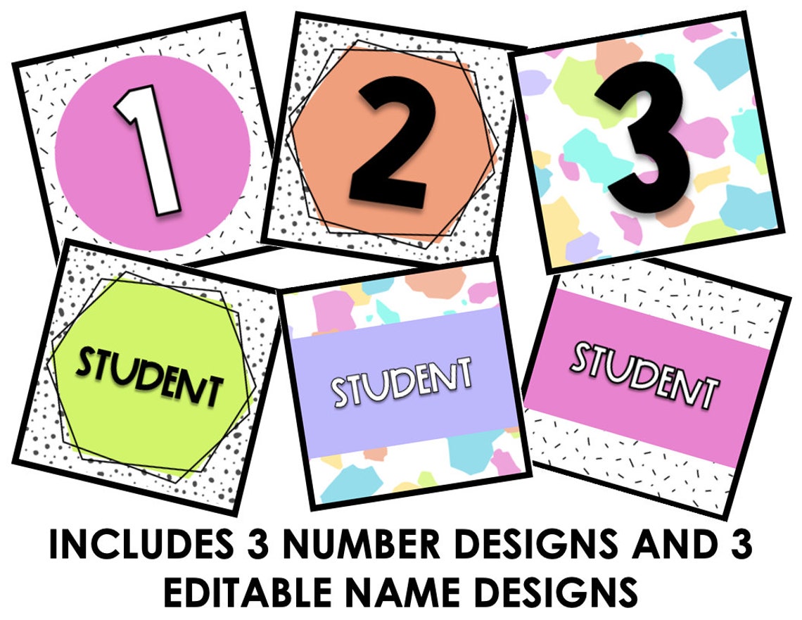 Colorful Student Book Box Labels - Etsy