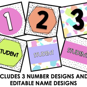 Colorful Student Book Box Labels - Etsy