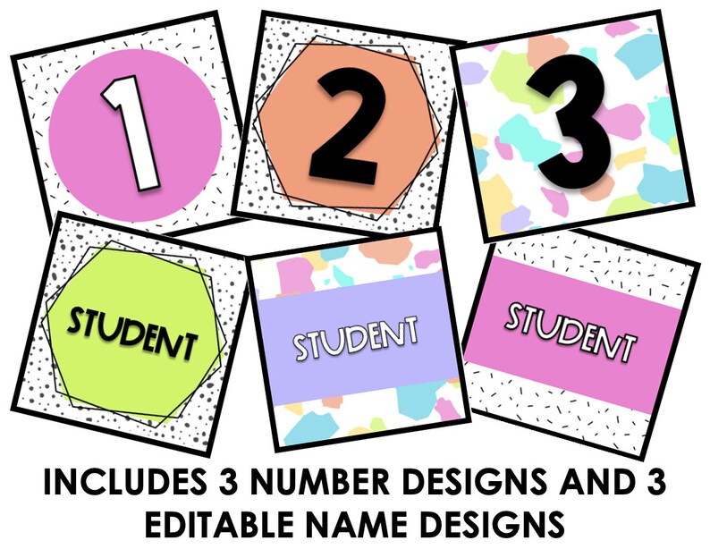 Colorful Student Book Box Labels - Etsy