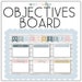 Editable Daily Objectives Board | Daily Objectives | Soft Boho - Etsy