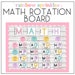 Rainbow Sprinkle Math Rotation Board | Math Workshop | Math Centers - Etsy