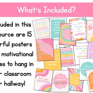Rainbow Sprinkles Classroom Posters | Quotes | Motivational Posters - Etsy