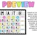 Colorful Math Workshop Rotation Board | Editable | Math Centers - Etsy