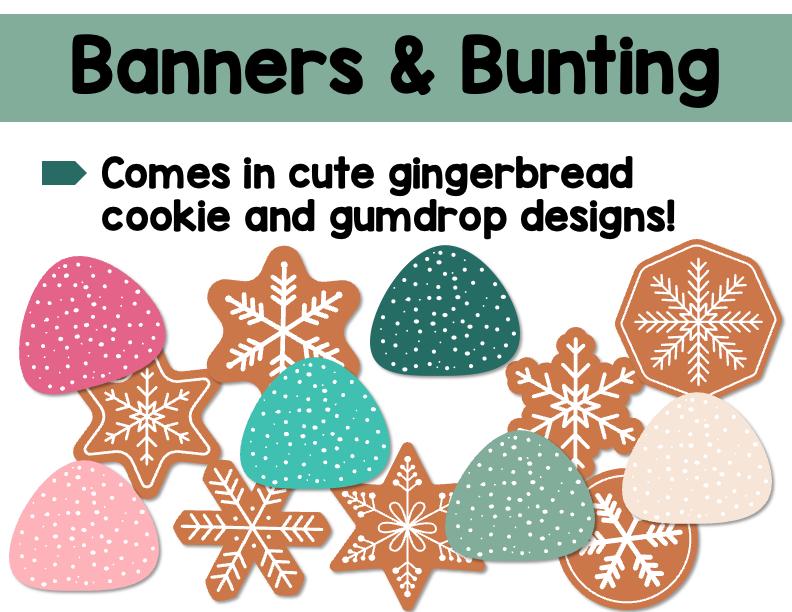 December Holiday Bulletin Board Kit | “sweet Holiday Wishes” | Winter ...