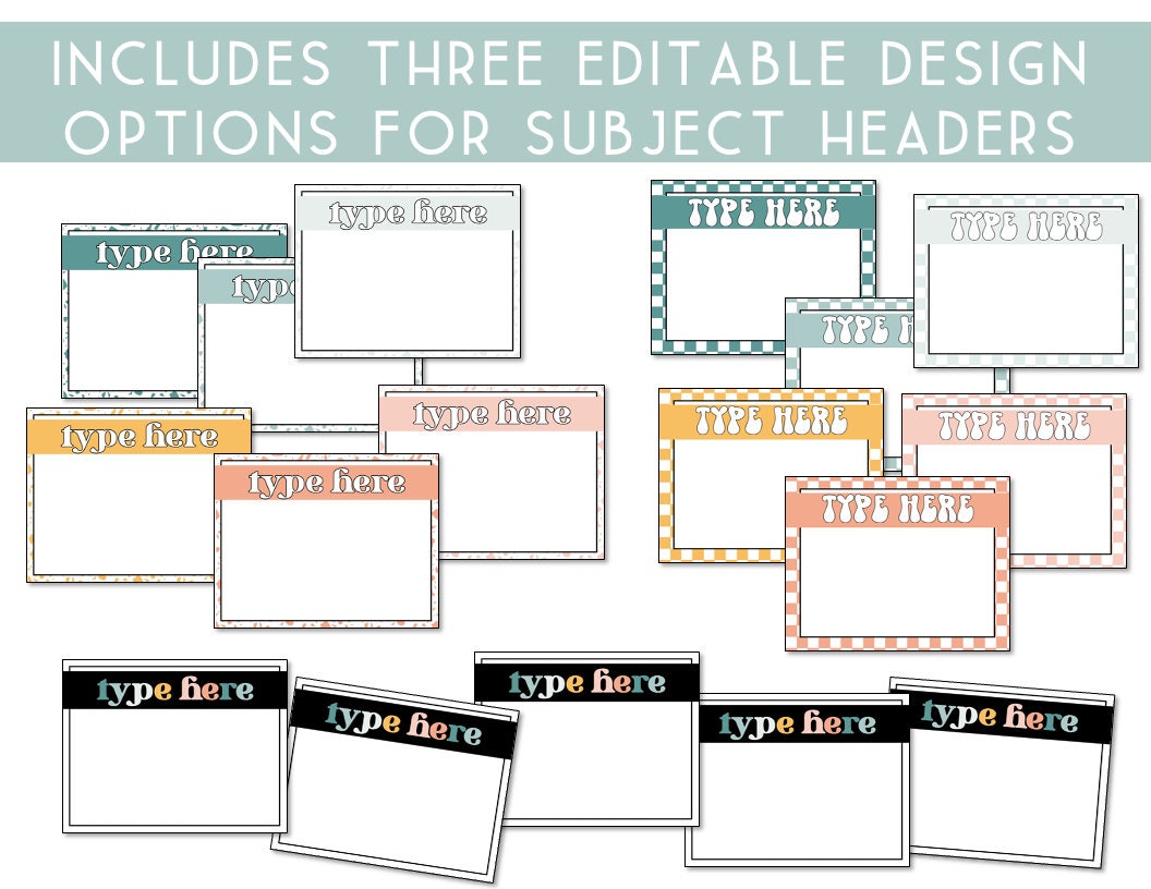 Editable Daily Objectives Board | Pastel Paradise - Etsy