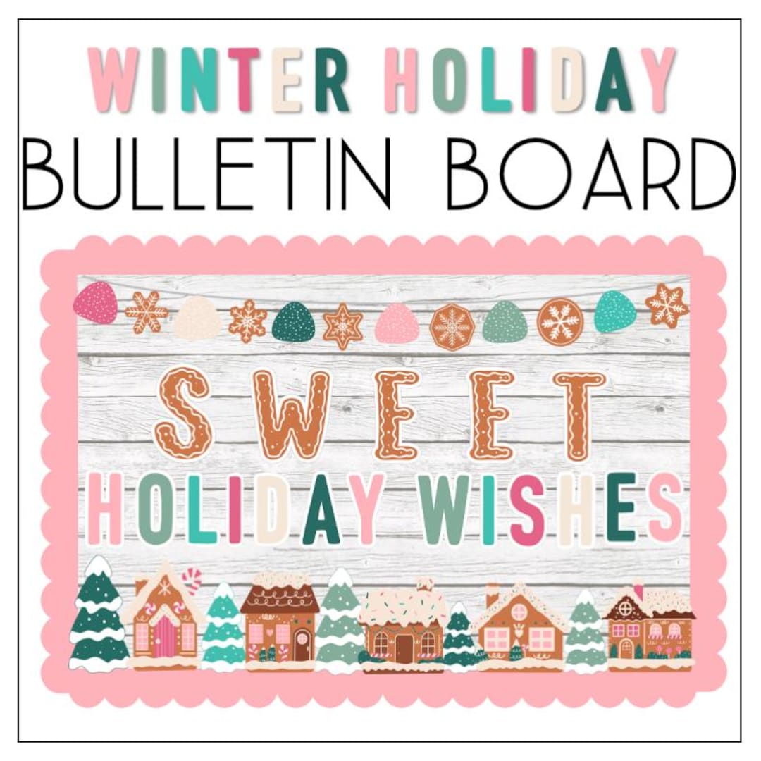 Winter Holiday Bulletin Board Decor | Classroom Decor | Christmas ...
