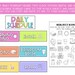 EDITABLE Colorful Daily Schedule Cards | Daily Agenda - Etsy