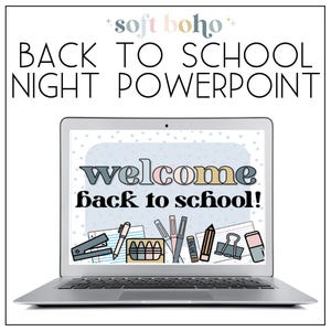 Editable Back to School Night Powerpoint Presentation | Meet the ...