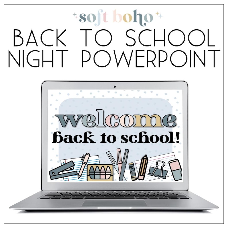 Editable Back to School Night Powerpoint Presentation | Meet the ...