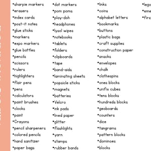 Editable Colorful Supply Bin Labels - Classroom Supplies - Etsy