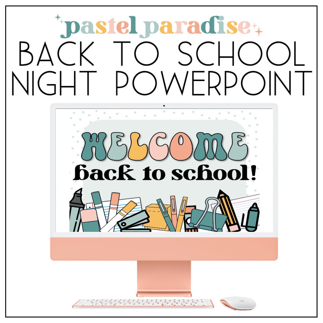 Editable Back to School Night Powerpoint Presentation | Meet the ...