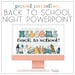 Editable Back to School Night Powerpoint Presentation | Meet the ...