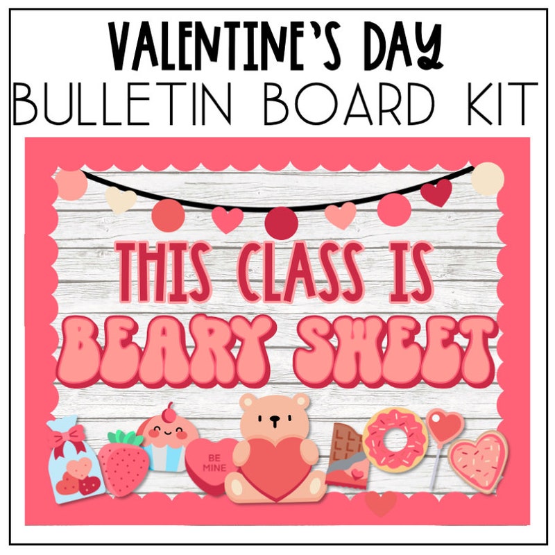 Valentines Day Bulletin Board - Etsy