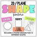 2D Shape / Plane Shape Posters Colorful - Etsy
