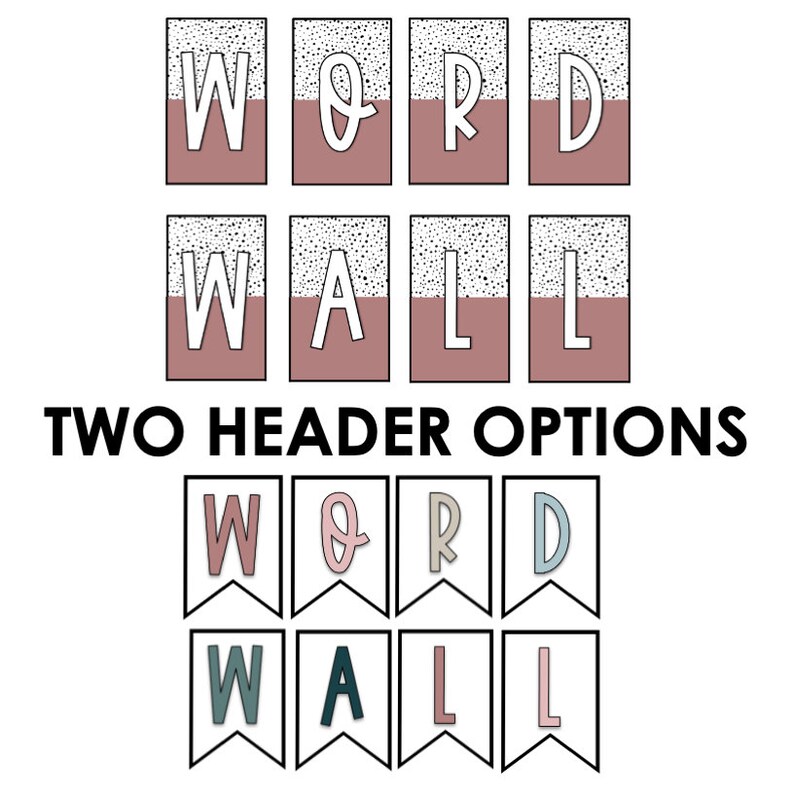 BOHO Dolch Sight Words | Word Wall Words - Etsy