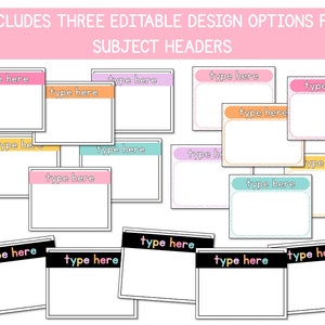 Editable Daily Objectives Board | Rainbow Sprinkles - Etsy