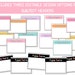 Editable Daily Objectives Board | Rainbow Sprinkles - Etsy