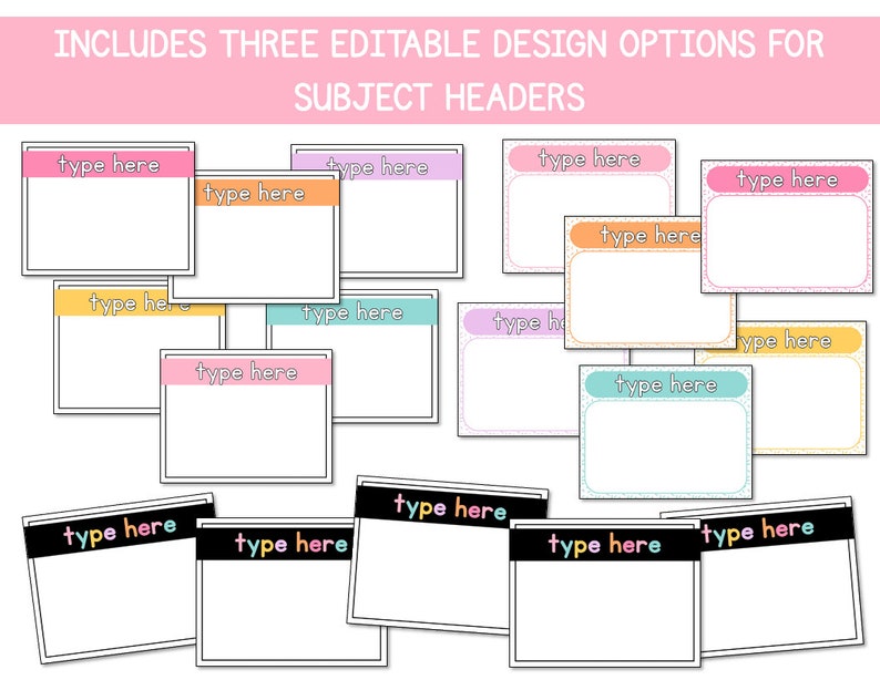 Editable Daily Objectives Board | Rainbow Sprinkles - Etsy