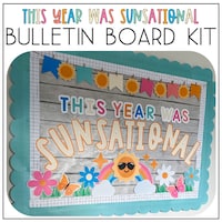 Summer Bulletin Board Printable Kit, Cruising Into Summer, Classroom ...