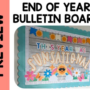 End of the Year / Summer Bulletin Board | Classroom Decor - Etsy