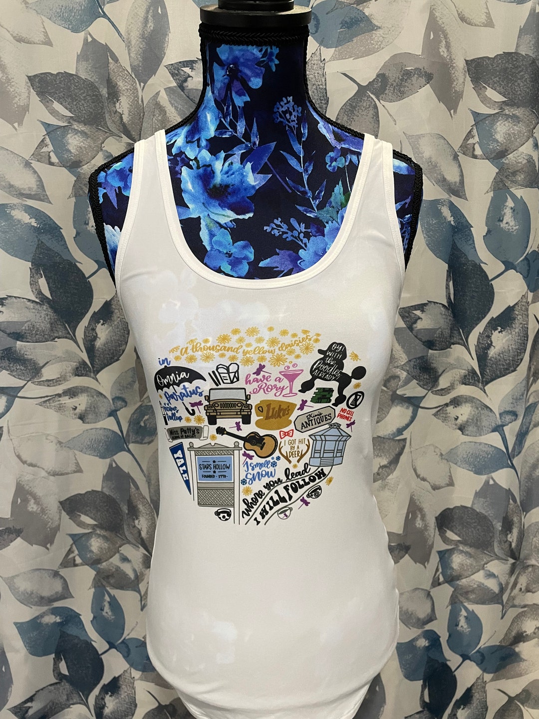 Sublimated Tank Top Gilmore Girls - Etsy