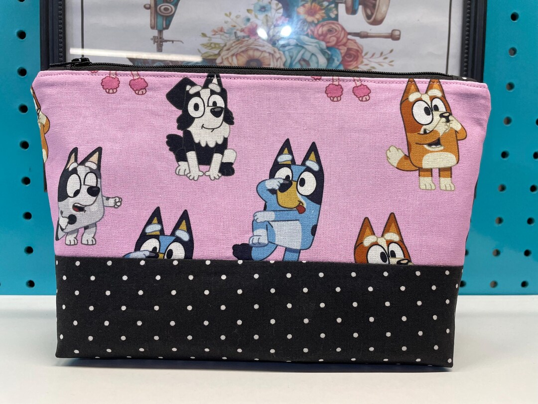 Makeup Bag Made in a Licensed Bluey Fabric - Etsy