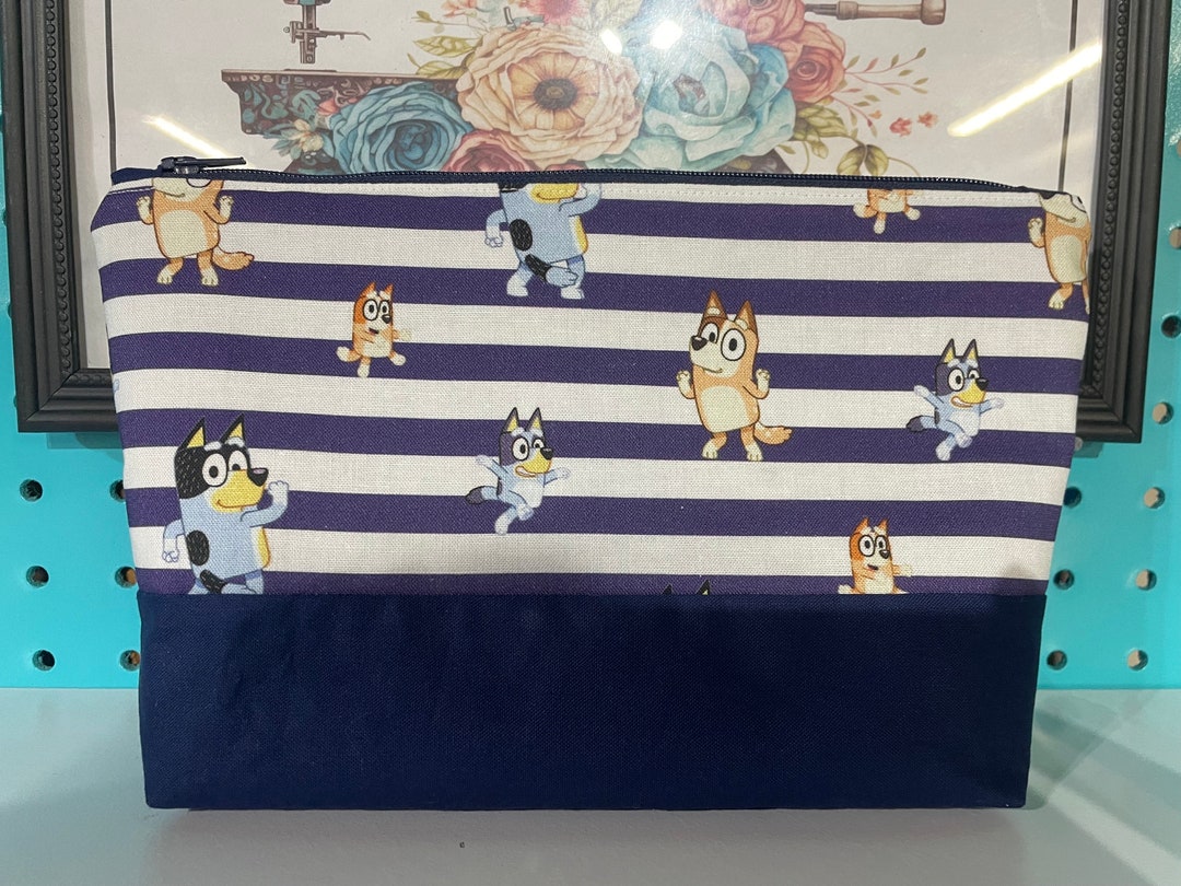 Makeup Bag Made in a Licensed Bluey Fabric - Etsy
