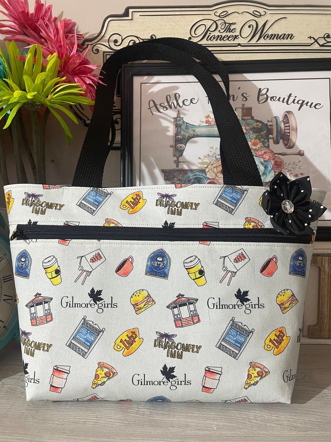 Small Tote Made in A Licenced Gilmore Girls Fabric - Etsy